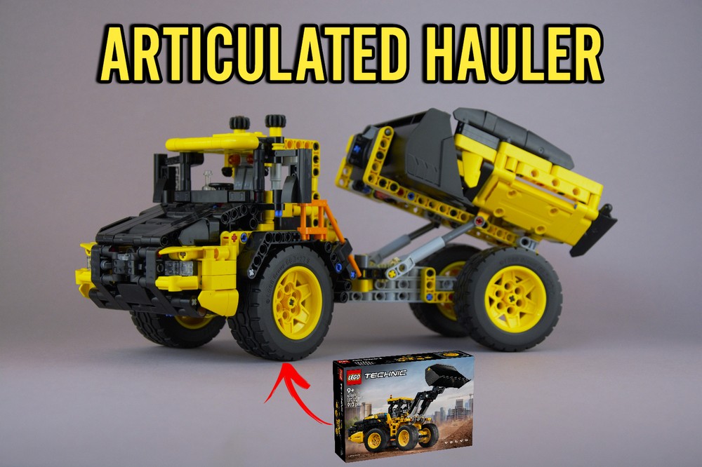 LEGO MOC-232532 Articulated Hauler - 42209 B model custom alternate by ...