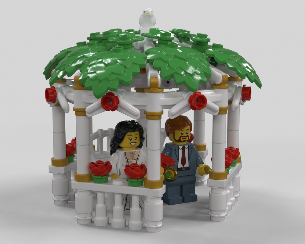 LEGO MOC Wedding Pavilion by BrickHappens | Rebrickable - Build with LEGO