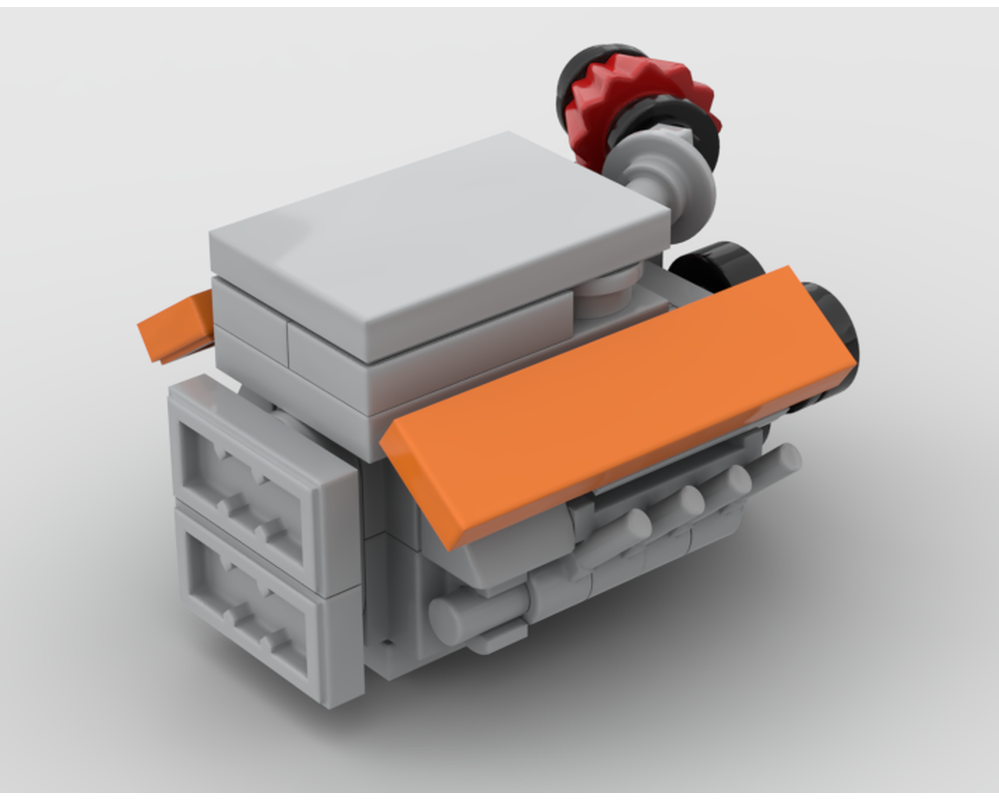 LEGO MOC-232549 6.4L Supercharger HEMI V8 by SRT-8 | Rebrickable ...