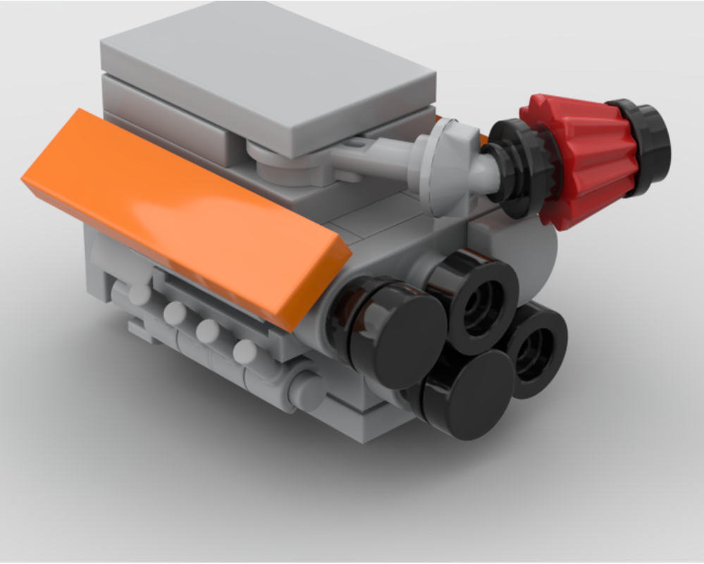 LEGO MOC-232549 6.4L Supercharger HEMI V8 by SRT-8 | Rebrickable ...