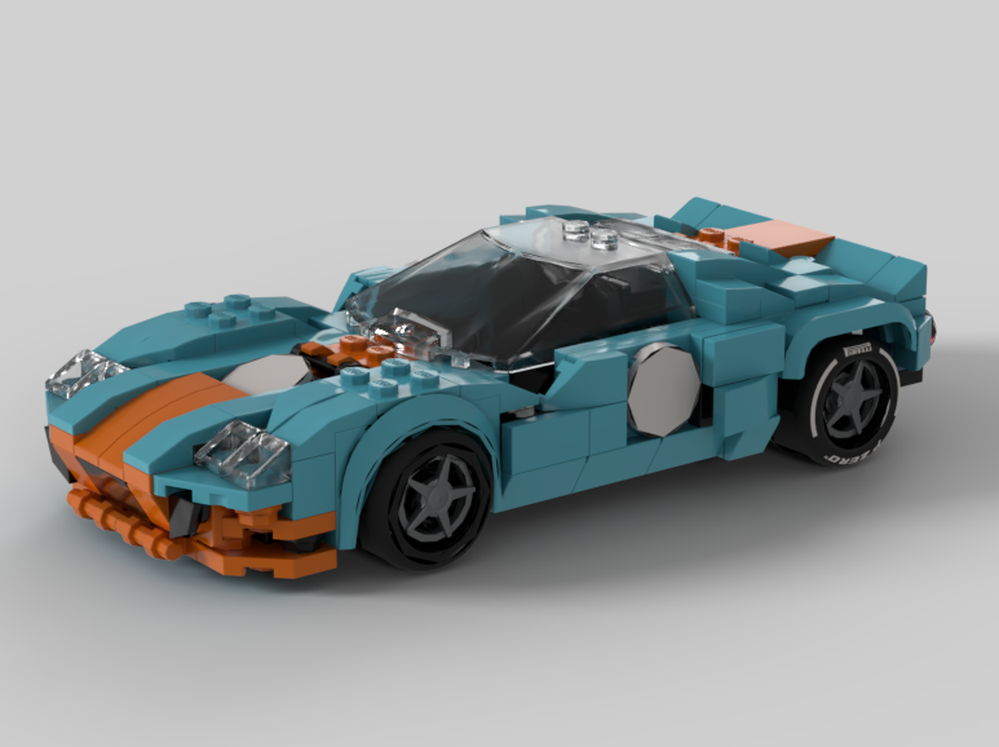 LEGO MOC Ford GT40 by πBricks | Rebrickable - Build with LEGO