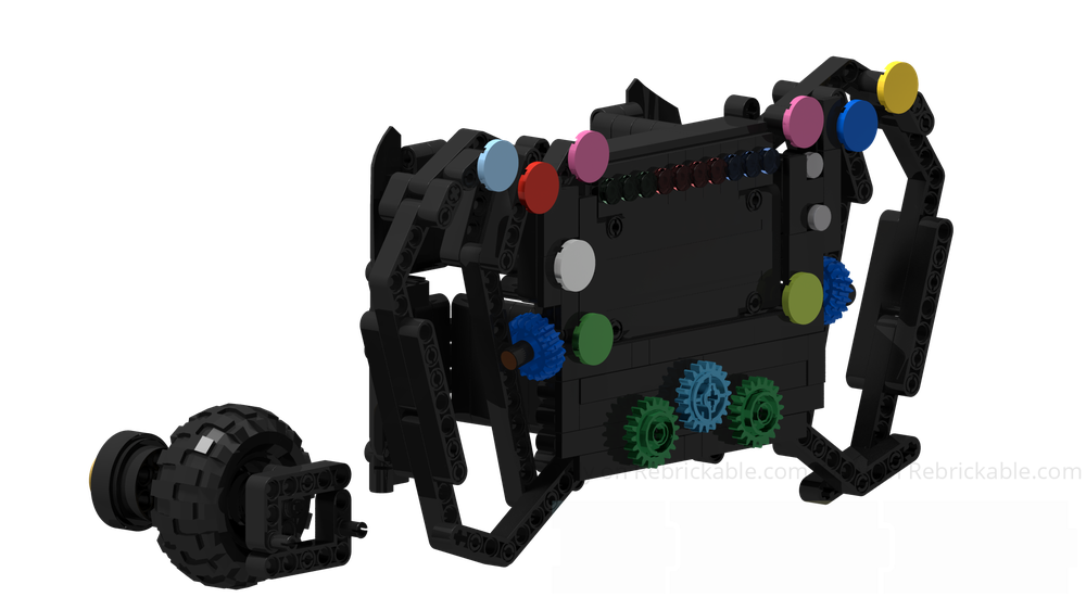 LEGO MOC-232575 Formula Steering wheel Quick-Release by Bricksideas ...