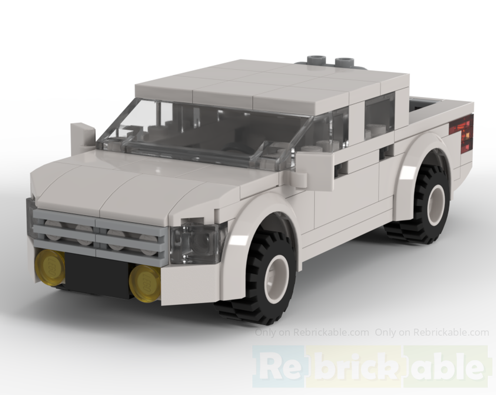 LEGO MOC Generic Pickup Truck by 500 HEAVY | Rebrickable - Build with LEGO