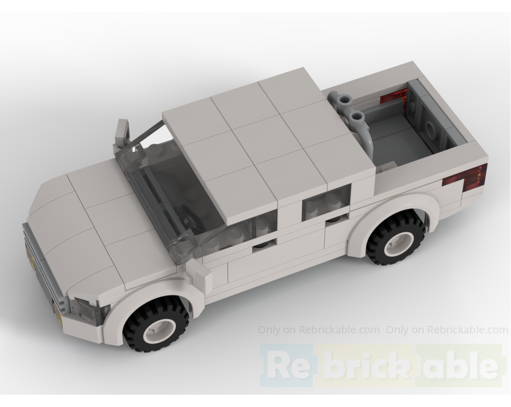LEGO MOC Generic Pickup Truck by 500 HEAVY | Rebrickable - Build with LEGO