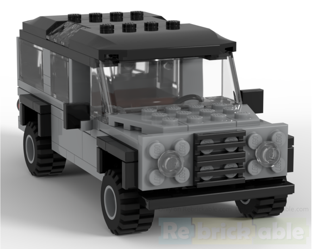 LEGO MOC Land Rover Defender 110 by 500 HEAVY | Rebrickable - Build ...