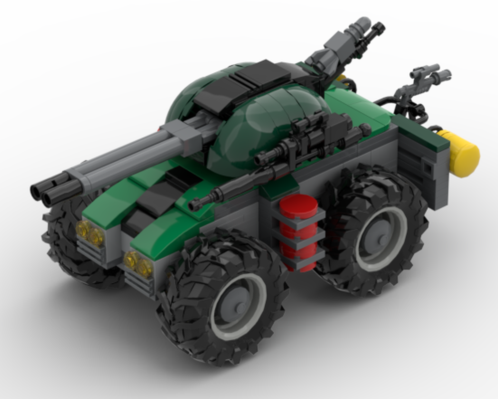 LEGO MOC-232593 Futuristic tank by Smellybricks | Rebrickable - Build ...