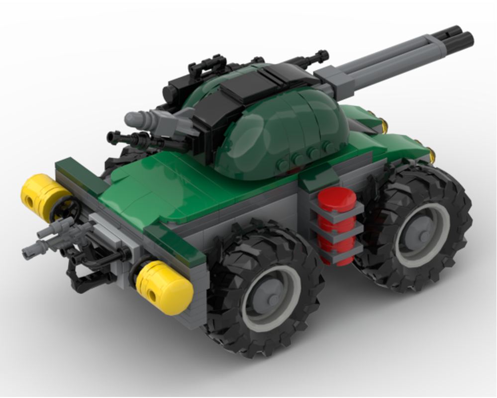 LEGO MOC-232593 Futuristic tank by Smellybricks | Rebrickable - Build ...