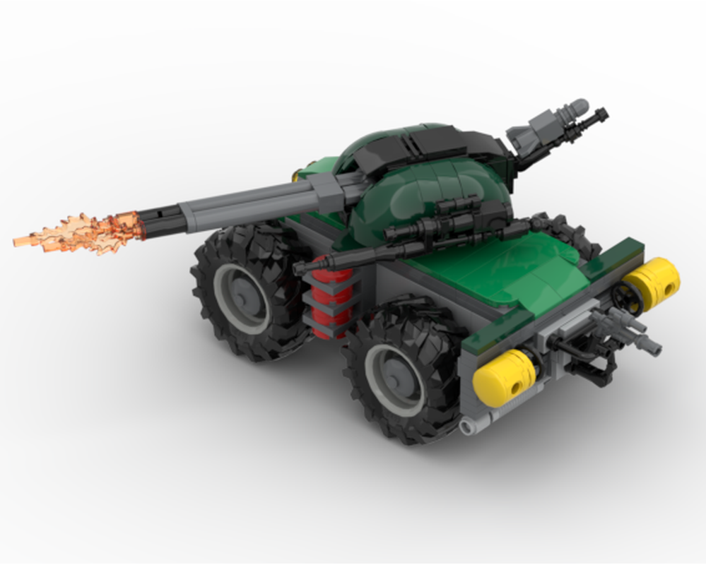 LEGO MOC-232593 Futuristic tank by Smellybricks | Rebrickable - Build ...