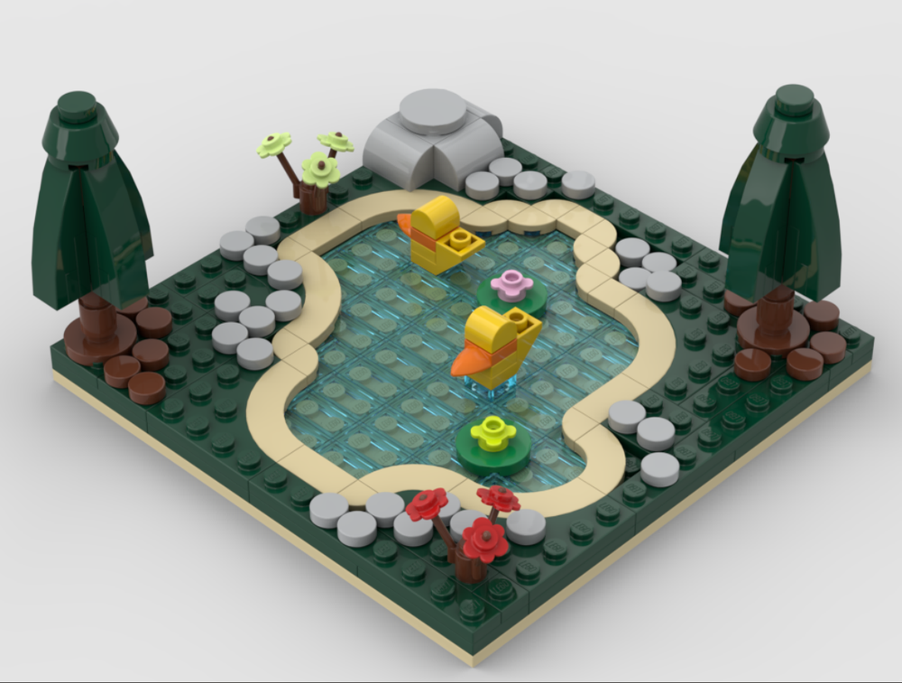 LEGO MOC Pond by shaifan1325 | Rebrickable - Build with LEGO