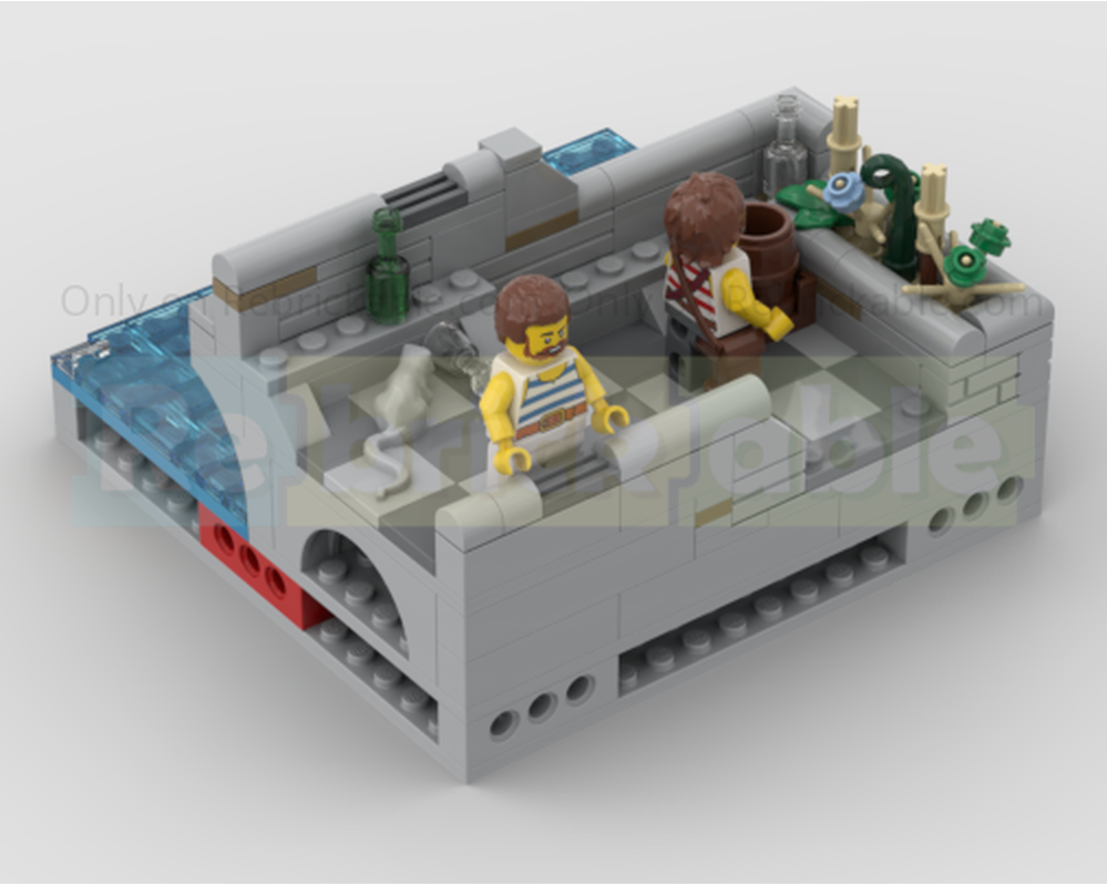 LEGO MOC Harbor Panorama Modul 2 by HerzBrick | Rebrickable - Build ...