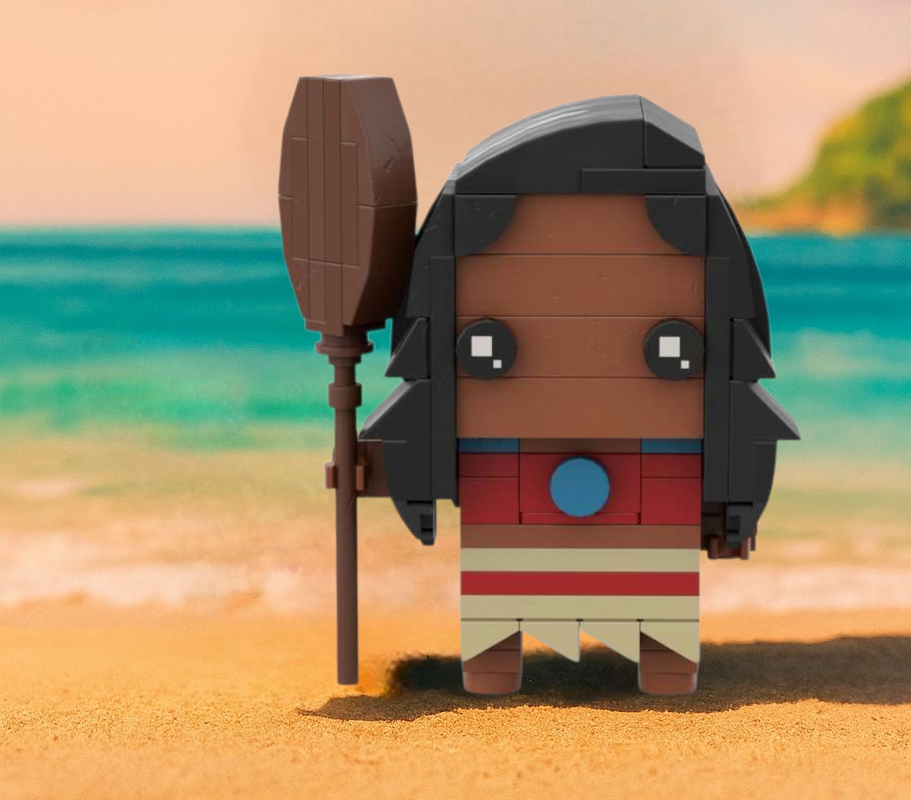 LEGO MOC Moana by Legofrench | Rebrickable - Build with LEGO