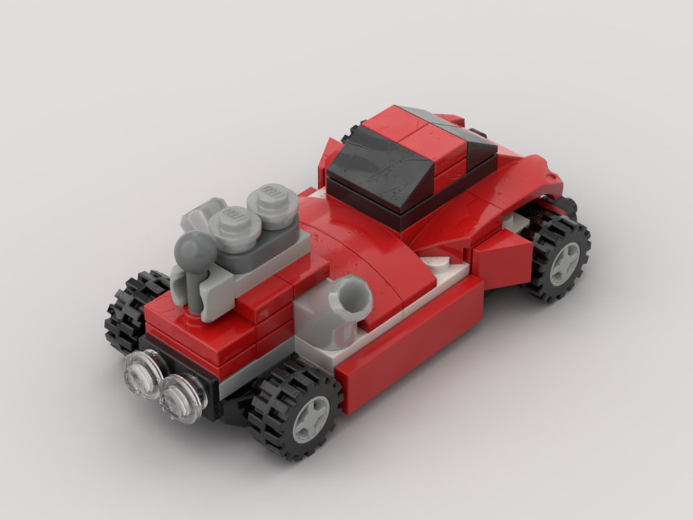 LEGO MOC Hot Rod (30529-33-72) by BriXperiMent | Rebrickable - Build ...