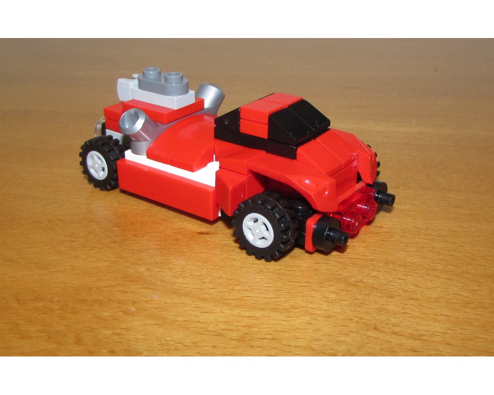 LEGO MOC Hot Rod (30529-33-72) by BriXperiMent | Rebrickable - Build ...