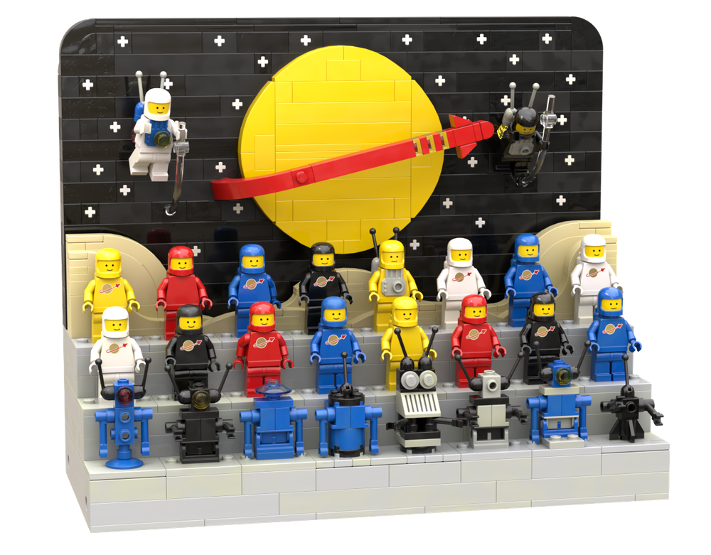 LEGO MOC Classic Space Minifig Display Stand. by tacotaco64™️ ...