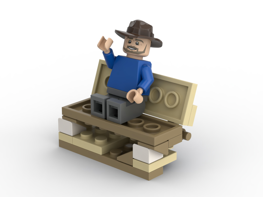 LEGO MOC Bench by ZotteLambik | Rebrickable - Build with LEGO
