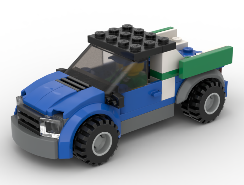 LEGO MOC Little pickup truck by ZotteLambik | Rebrickable - Build with LEGO
