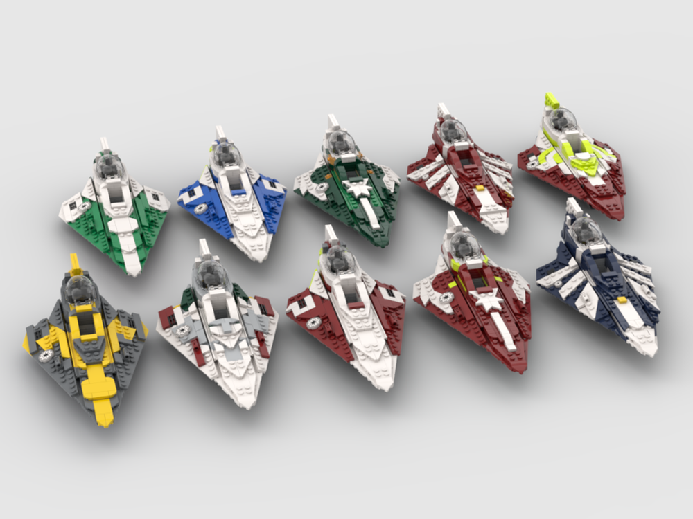 LEGO MOC-232678 Delta 7B Starfighter Clone Wars Collection by ...