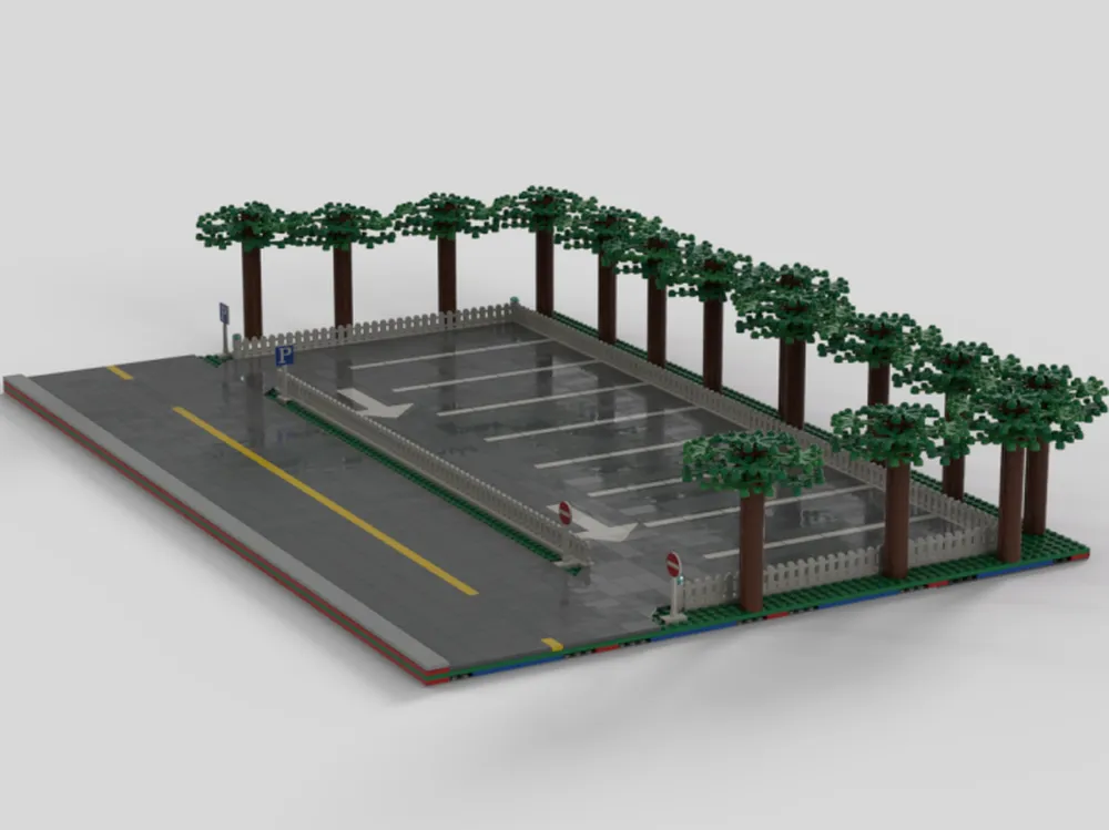 LEGO MOC-232688 Parking lot by LeoLego12 | Rebrickable - Build with LEGO