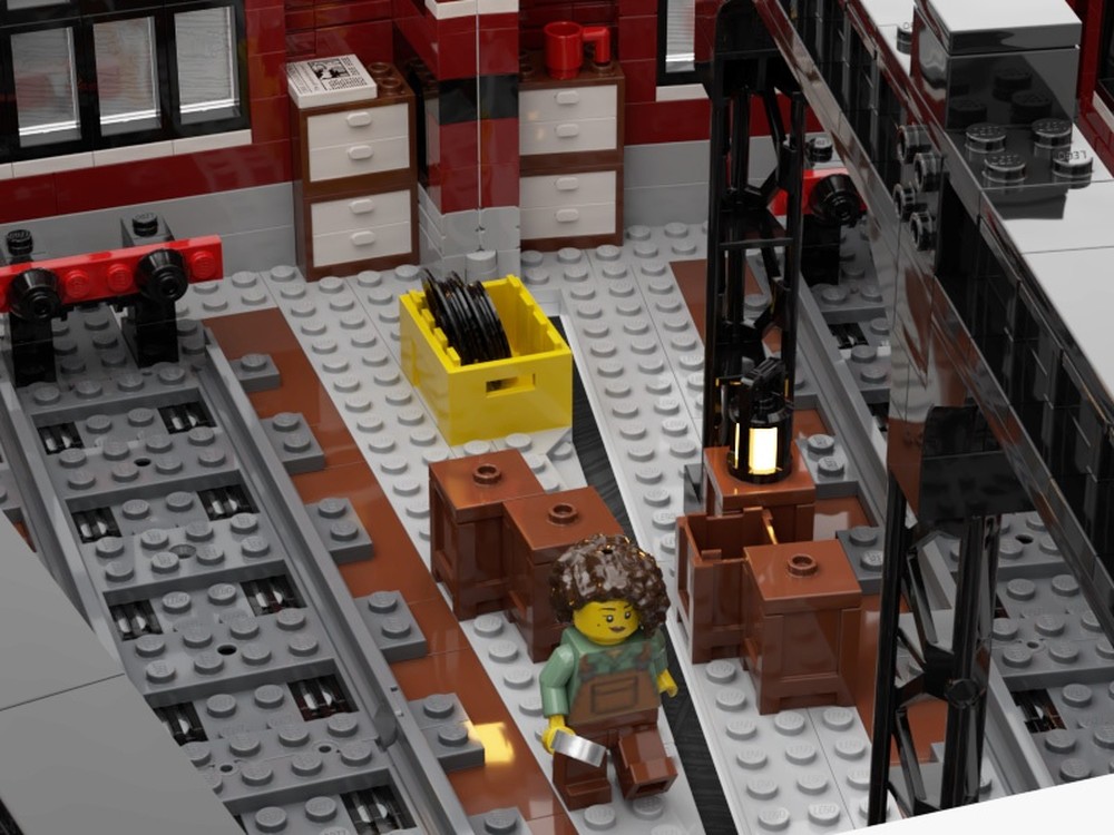 LEGO MOC-232697 Roundhouse by Mikey_Brickalloti | Rebrickable - Build ...