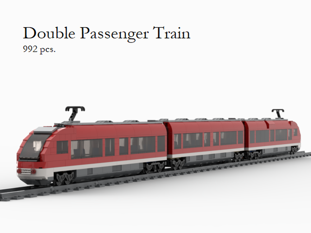 LEGO MOC-232712 7938 - Double Passenger Train by BrickAndBuildsI ...