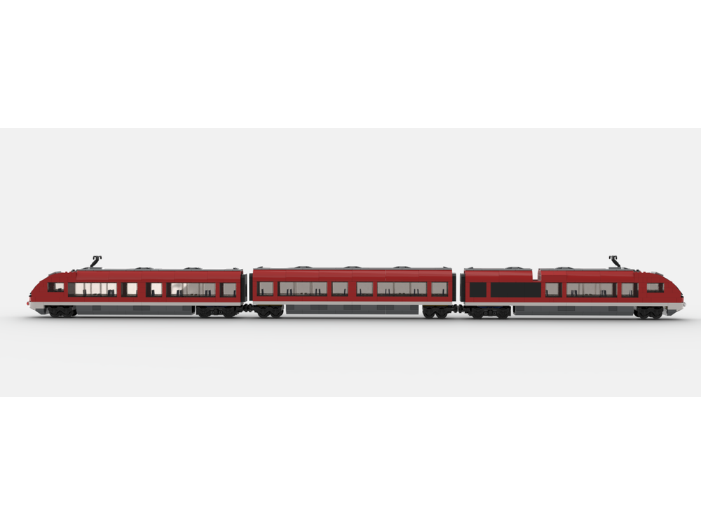 LEGO MOC-232712 7938 - Double Passenger Train by BrickAndBuildsI ...