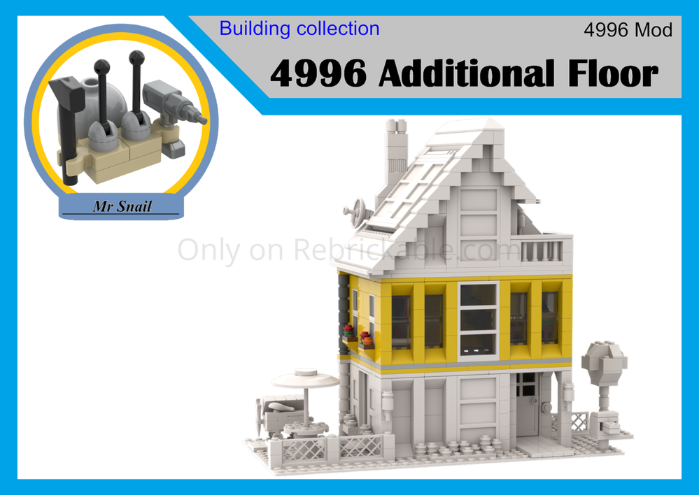 LEGO MOC 4996 Additional Floor by Snail Designs | Rebrickable - Build ...