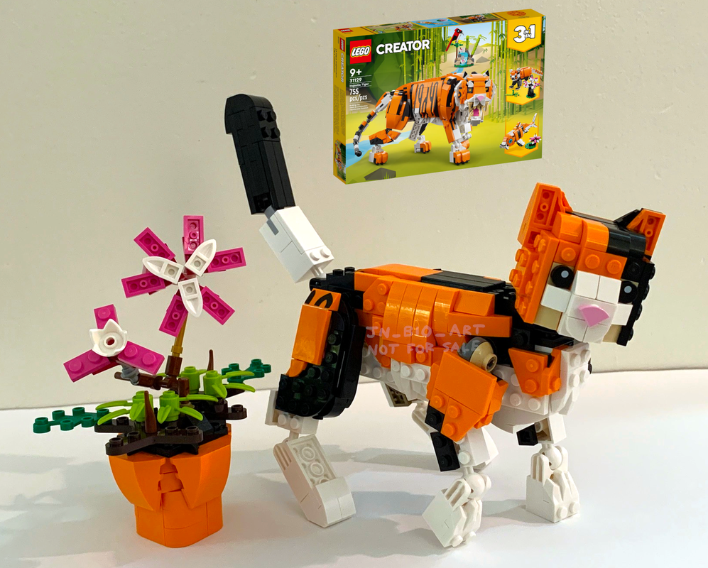 LEGO MOC Calico Cat - 31129 Majestic Tiger alt build by JN_BIO_ART ...