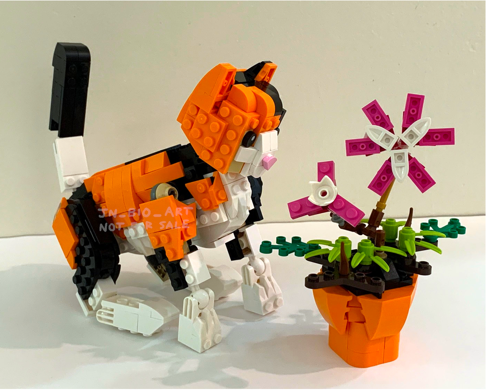 LEGO MOC-232736 Calico Cat - 31129 Majestic Tiger alt build by JN_BIO ...