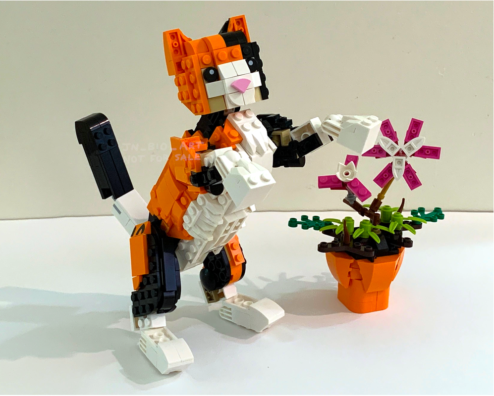 LEGO MOC Calico Cat - 31129 Majestic Tiger alt build by JN_BIO_ART ...