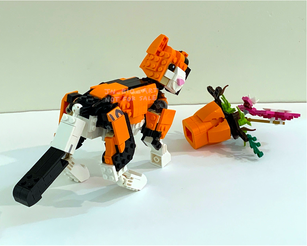 LEGO MOC Calico Cat - 31129 Majestic Tiger alt build by JN_BIO_ART ...