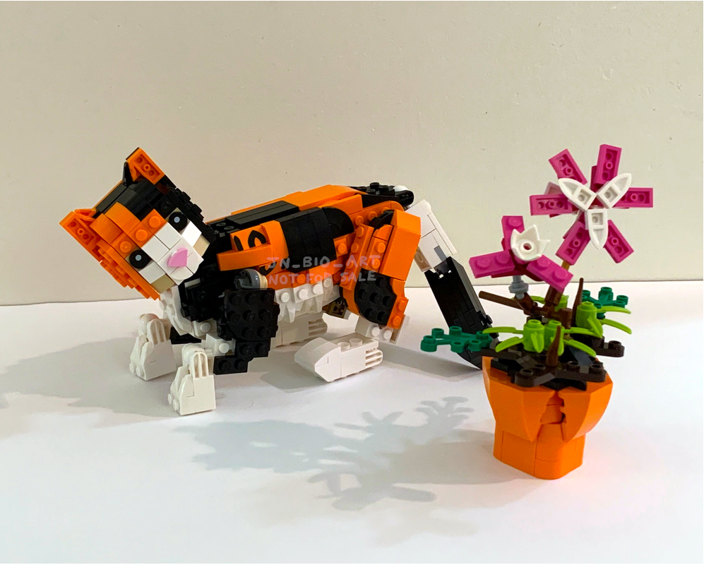 LEGO MOC Calico Cat - 31129 Majestic Tiger alt build by JN_BIO_ART ...