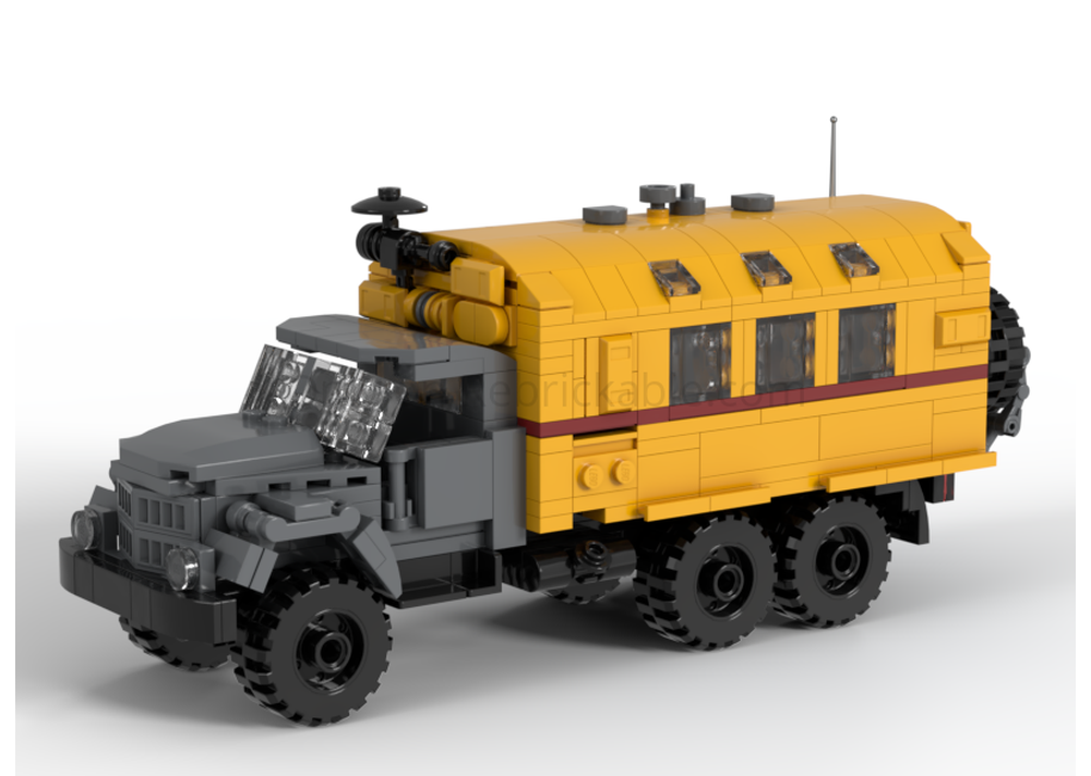LEGO MOC-232748 ZIL-131 "Emergency Technical Service" by GreeneBricks ...