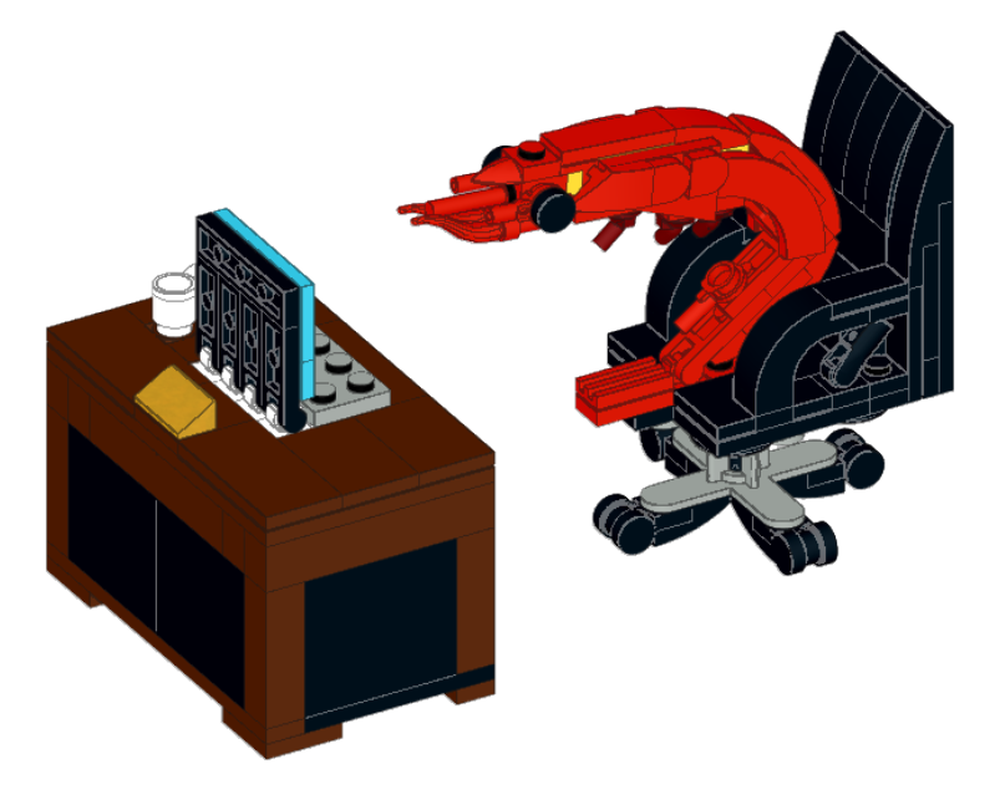 LEGO MOC Posture Check Shrimp by Meiguocai | Rebrickable - Build with LEGO