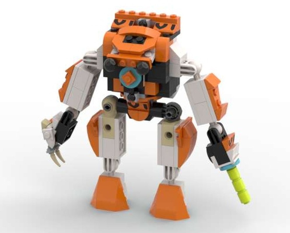 LEGO MOC MECHJESTIC TIGER by PIGGY PIGGLE | Rebrickable - Build with LEGO