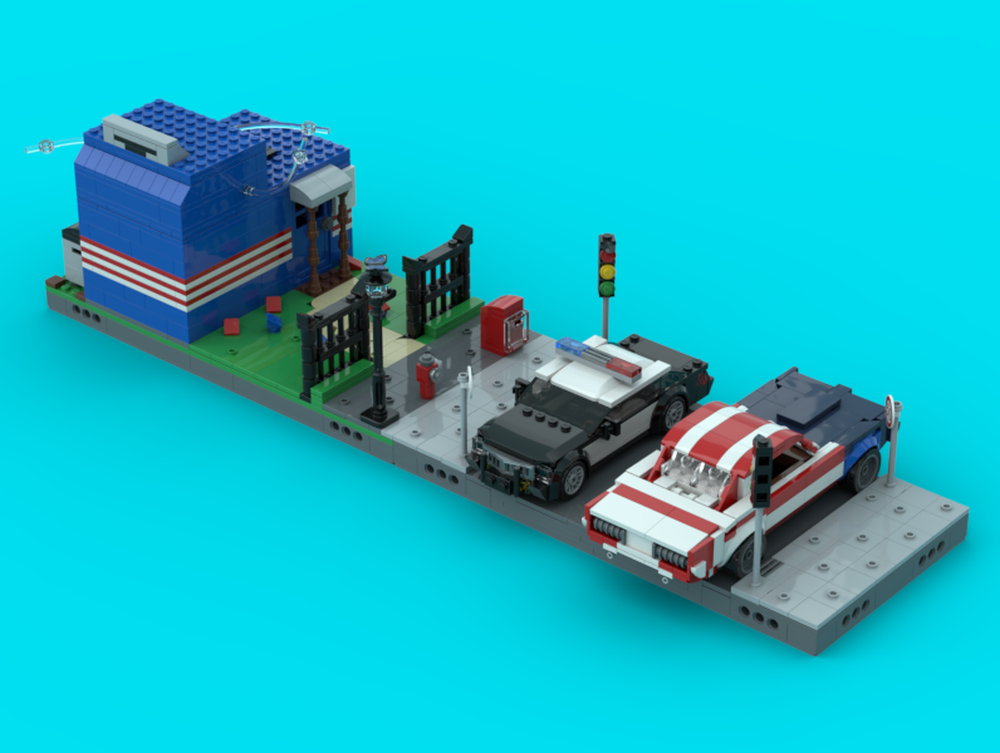 LEGO MOC Modular Peacemaker's trailer-house by CJsBricks | Rebrickable ...