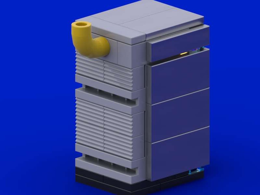 LEGO MOC-232769 server rack in minifigure size / Server-Schrank in ...