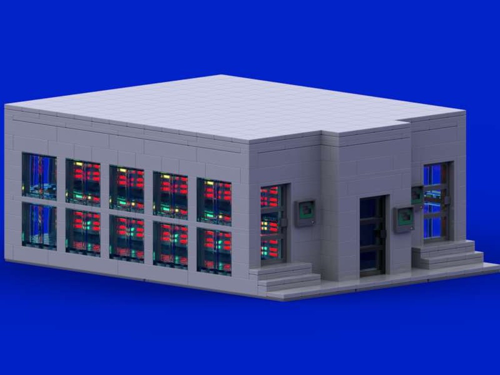 LEGO MOC-232775 Server room in minifigure size / Server-Raum in ...