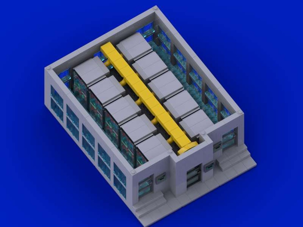 LEGO MOC-232775 Server room in minifigure size / Server-Raum in ...