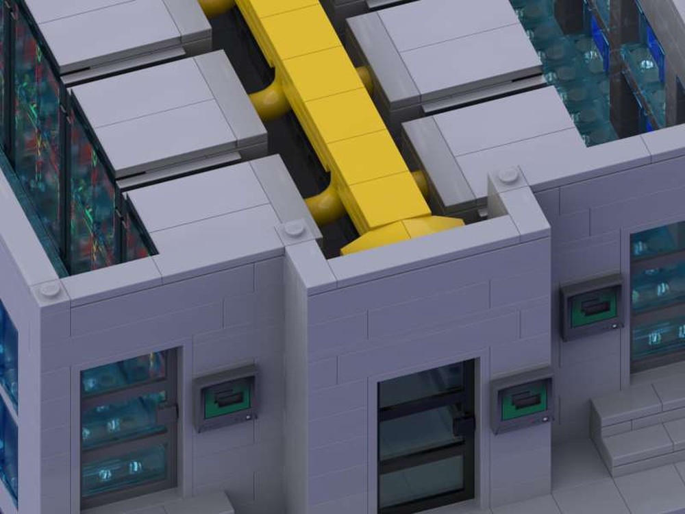 LEGO MOC-232775 Server room in minifigure size / Server-Raum in ...