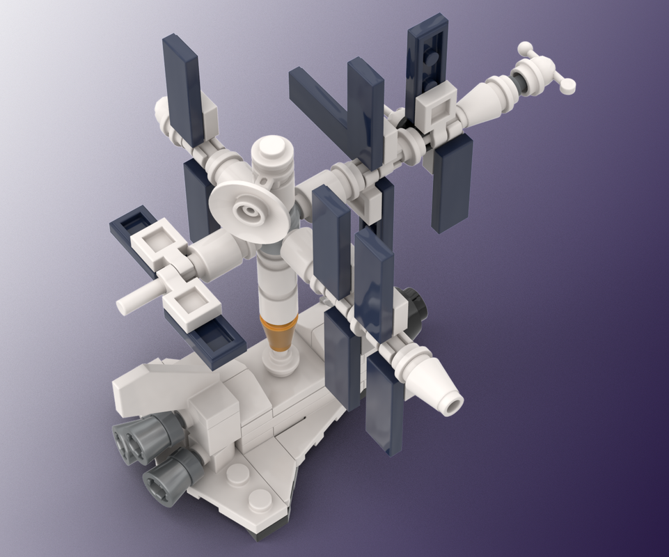 LEGO MOC-232778 MIR Space Station and Space Shuttle by Pandoras Box ...