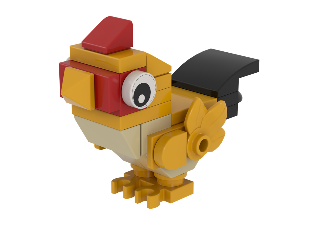 LEGO MOC-232784 Small farm animal Rooster/ Chicken by entreri1pl ...