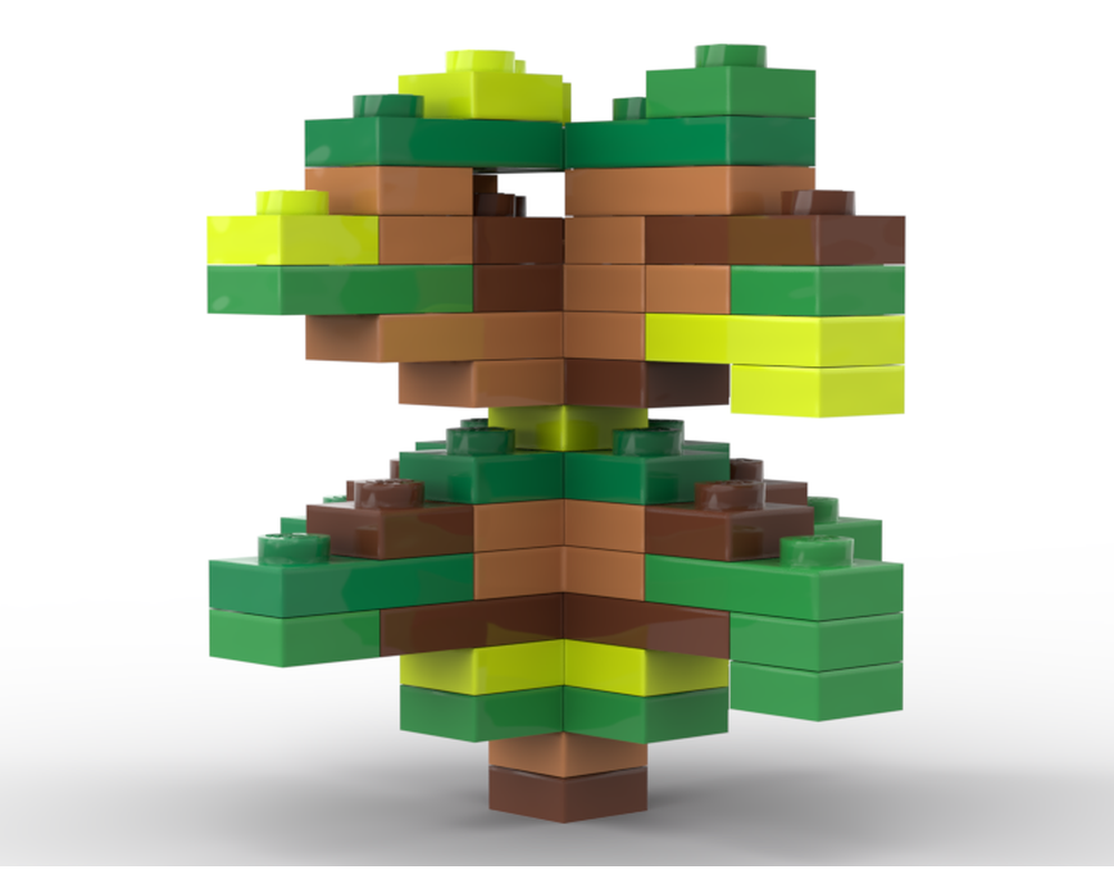 LEGO MOC Oak Sapling by aure bricks | Rebrickable - Build with LEGO