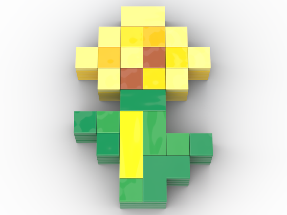 LEGO MOC Dandelion by aure bricks | Rebrickable - Build with LEGO