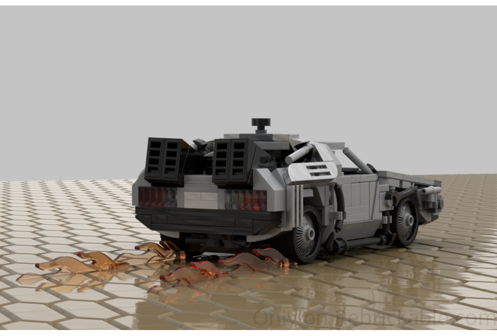 LEGO MOC-232839 Delorean Time Machine by Xayabricks | Rebrickable ...