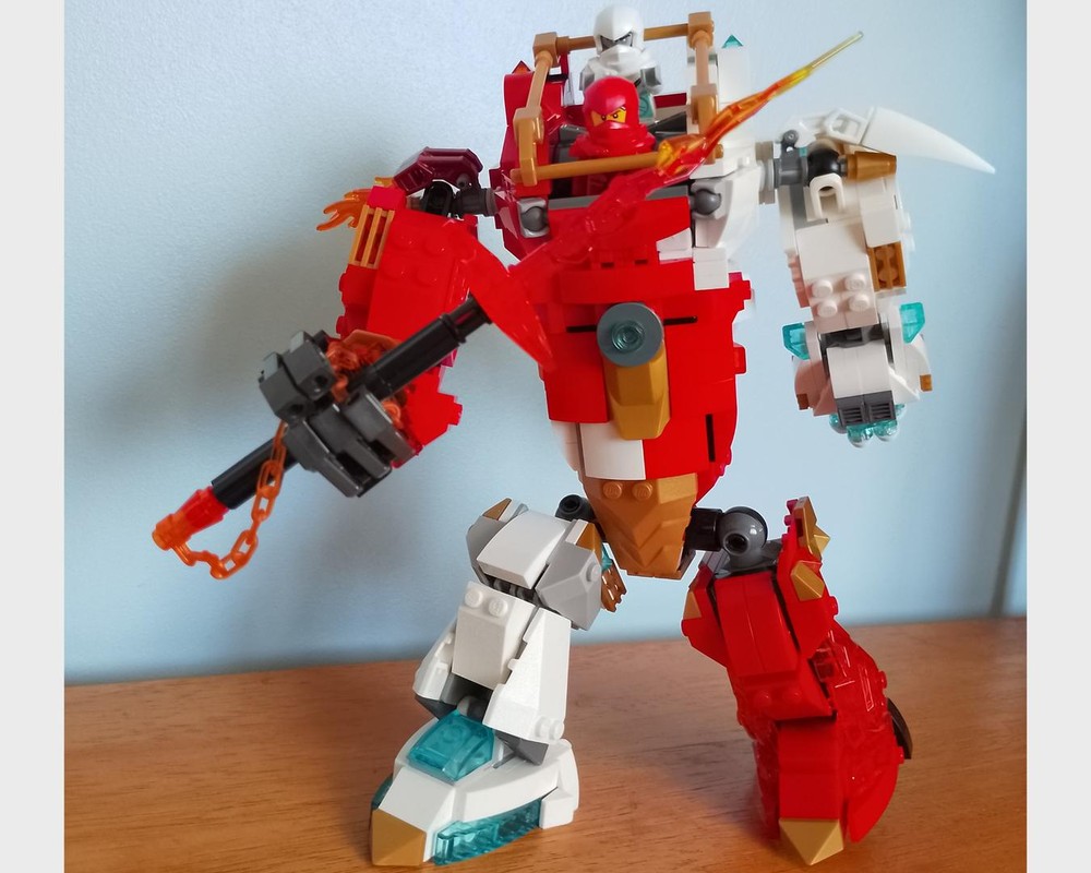 LEGO MOC Kai and Zane's Fire-Ice Mech by ninjaroo66 | Rebrickable ...