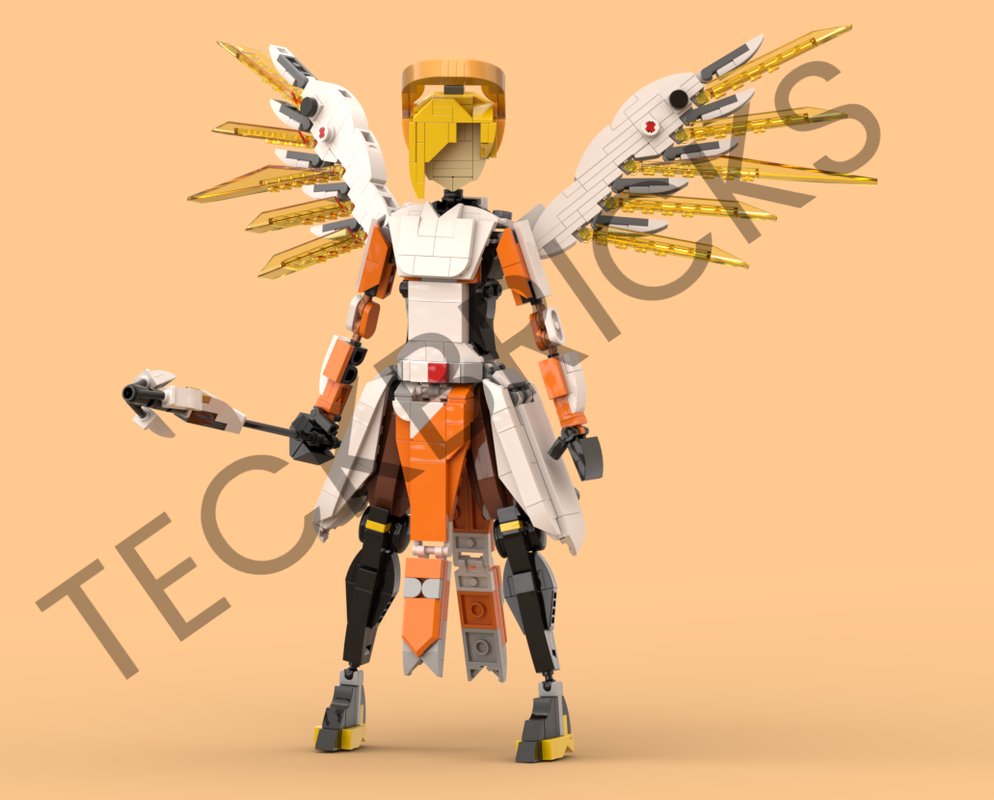 LEGO MOC-232853 mercy (Overwatch) by Teckbricks | Rebrickable - Build ...