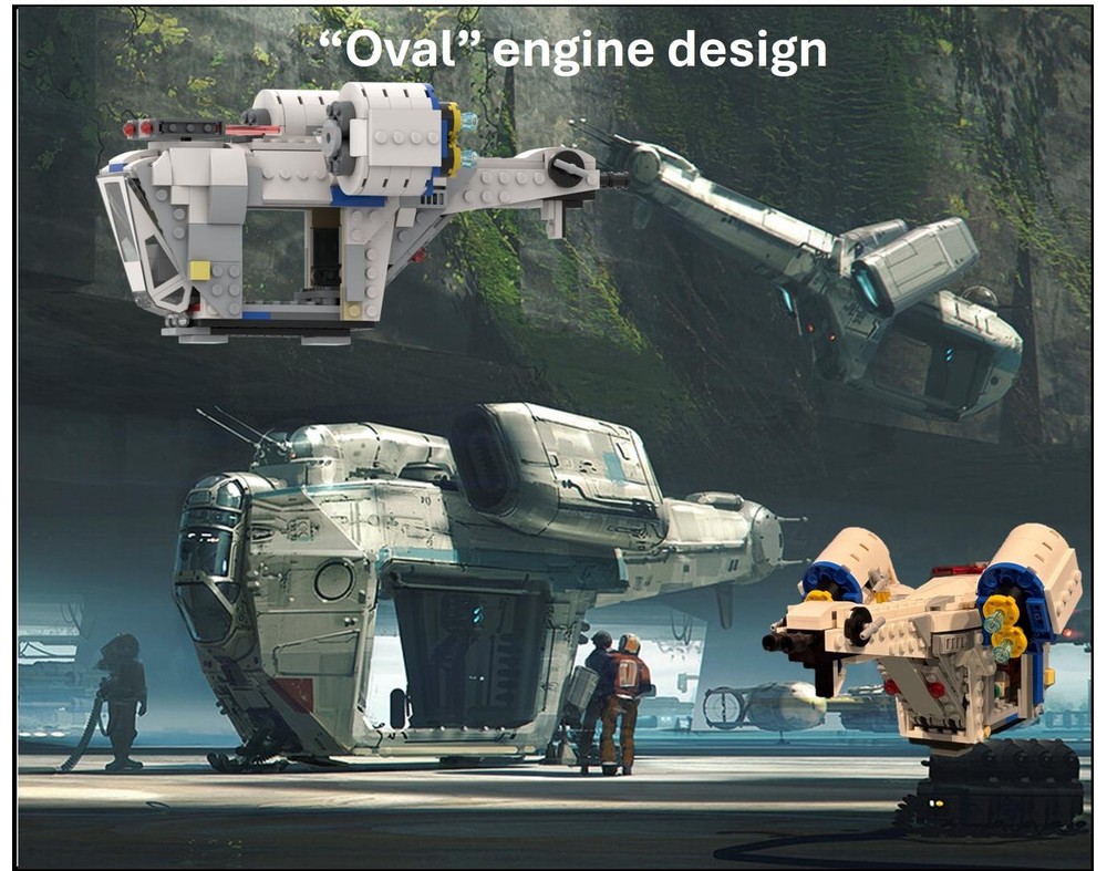 LEGO MOC-232874 Rebel Dropship U Wing Concept Art - Alt 75399 by ...