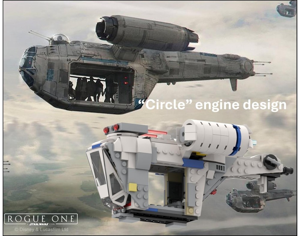 LEGO MOC-232874 Rebel Dropship U Wing Concept Art - Alt 75399 by ...