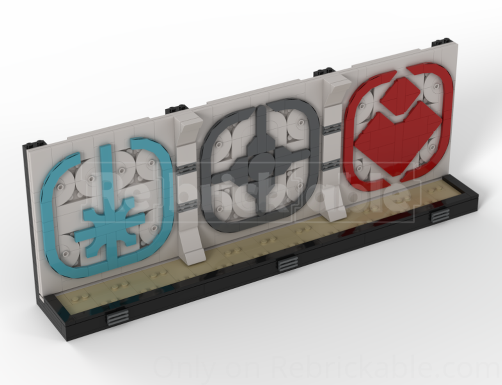 LEGO MOC Force Symbols Display Stand by Hellas_Bricks | Rebrickable ...