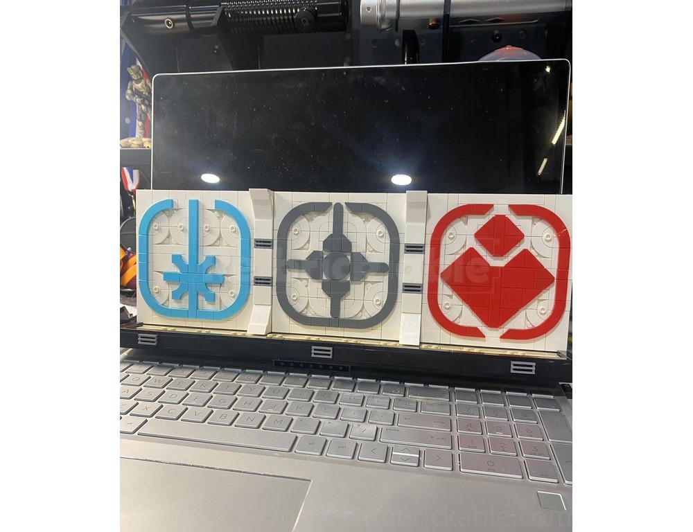 LEGO MOC Force Symbols Display Stand by Hellas_Bricks | Rebrickable ...